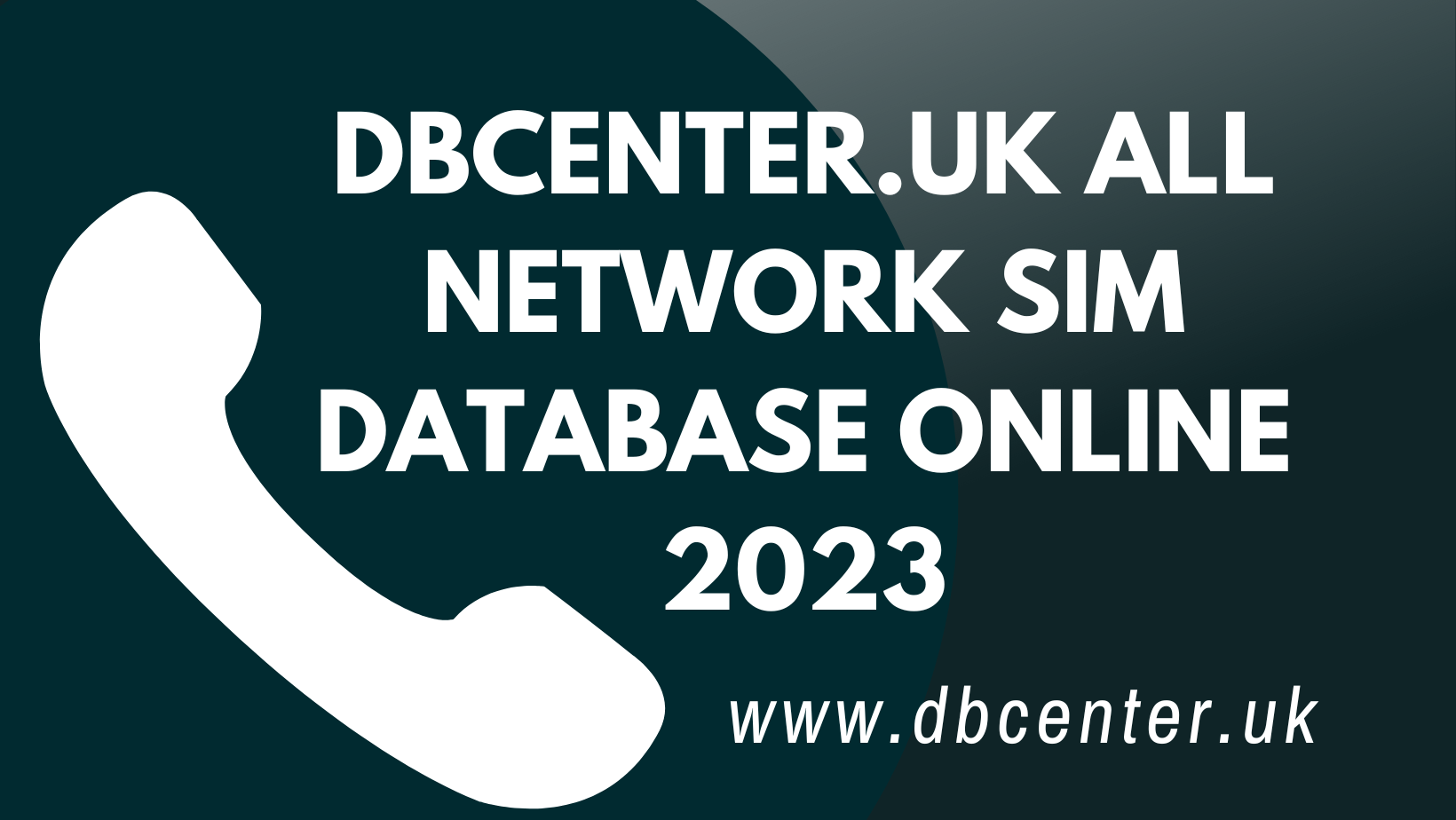 DB CENTER - ALL NETWORK SIM DATABASE OF PAKISTAN